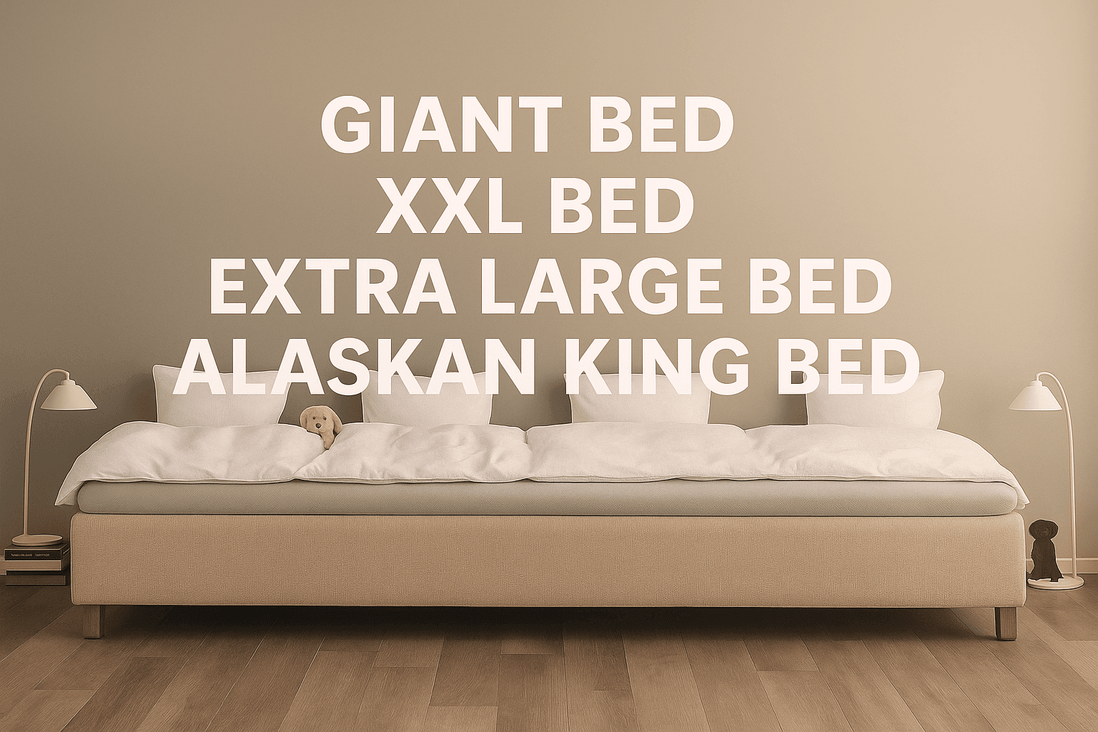 Giant bed, XL bed, Extra large bed, Alaskan King size – a beloved child ...